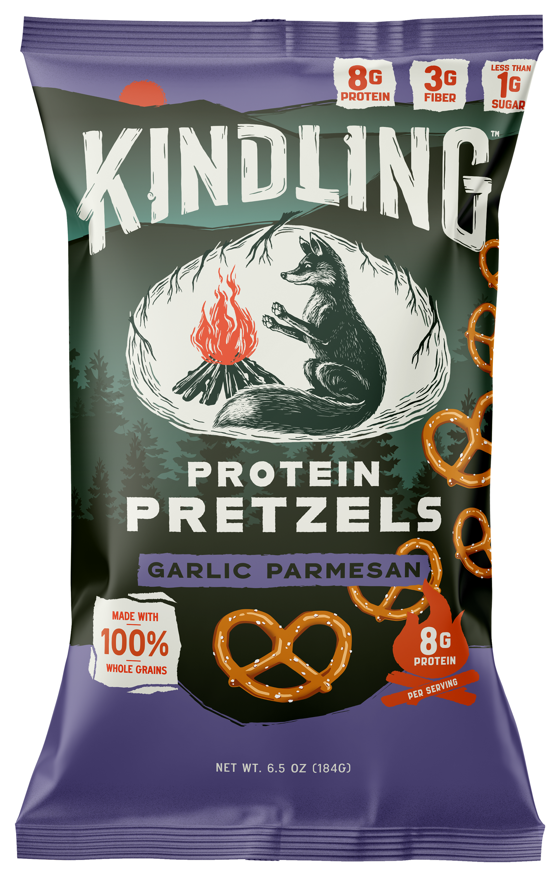 Kindling Garlic Parmesan Protein Pretzels | Bass Pro Shops